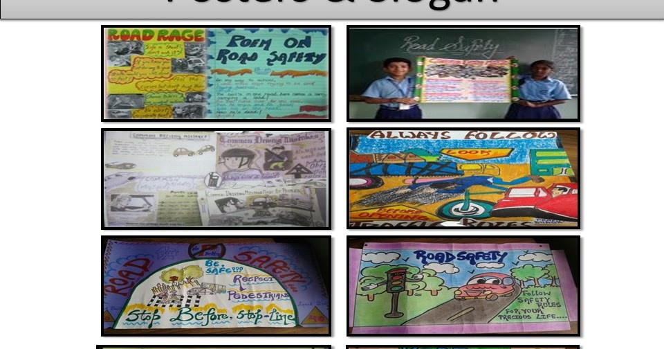 Posters made by students to spread awareness.