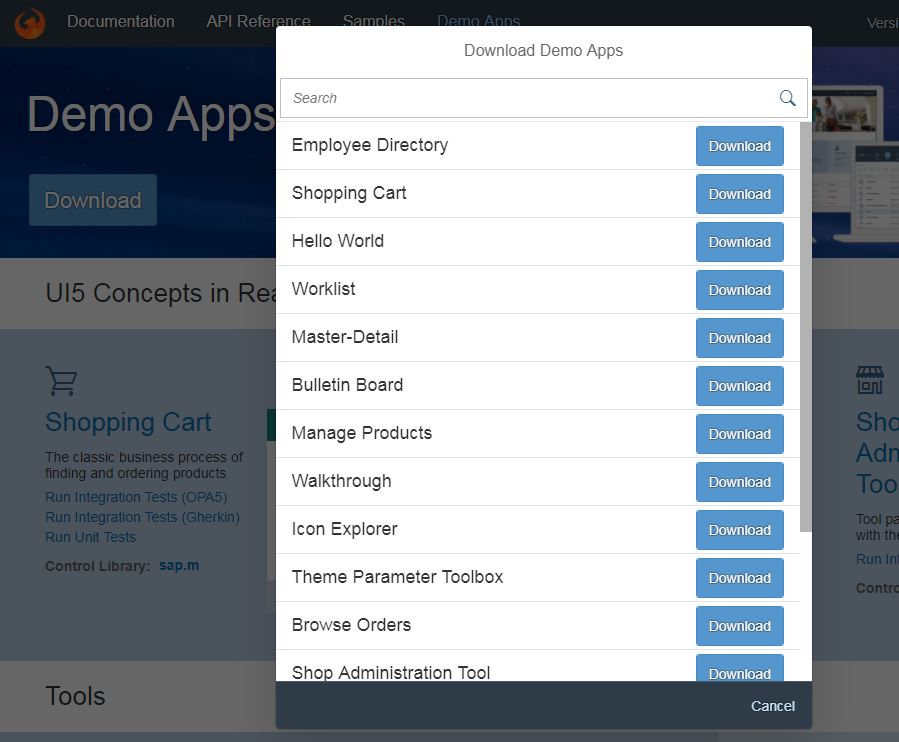 Trasteando con SAP UX: La nueva web de SAPUI5 SDK