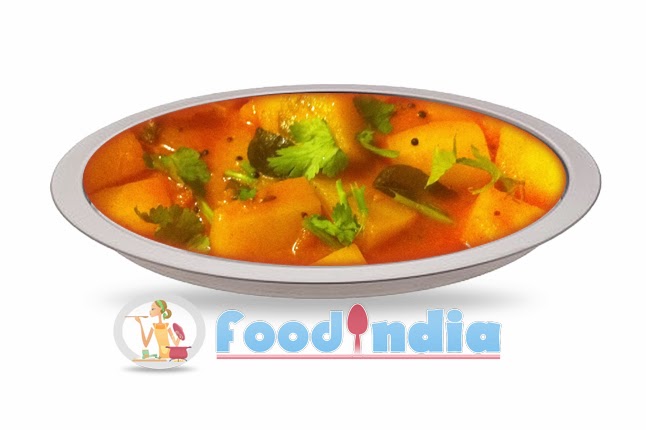 Potato Sabji Recipe | Classic Gujarati Batata nu Shaak Recipe :: Indian ...