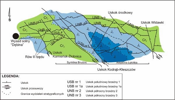 Geologia KWB Bełchatów: Budowa geologiczna złoża węgla brunatnego ...