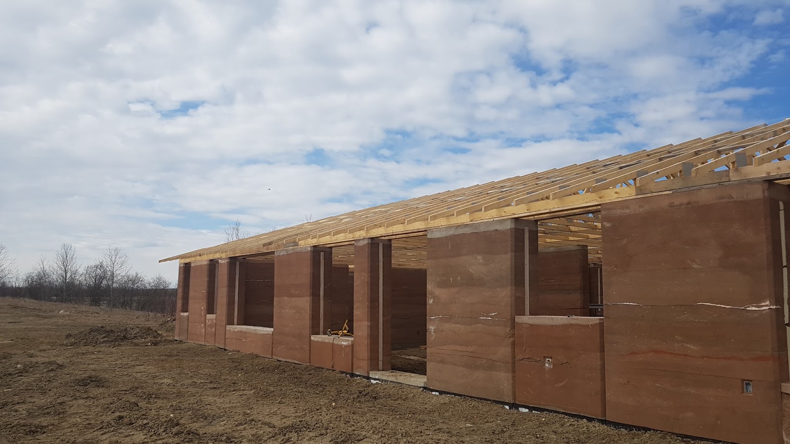 Rammed Earth Saskatchewan Canada: #Rammed #Earth #House July/August Update