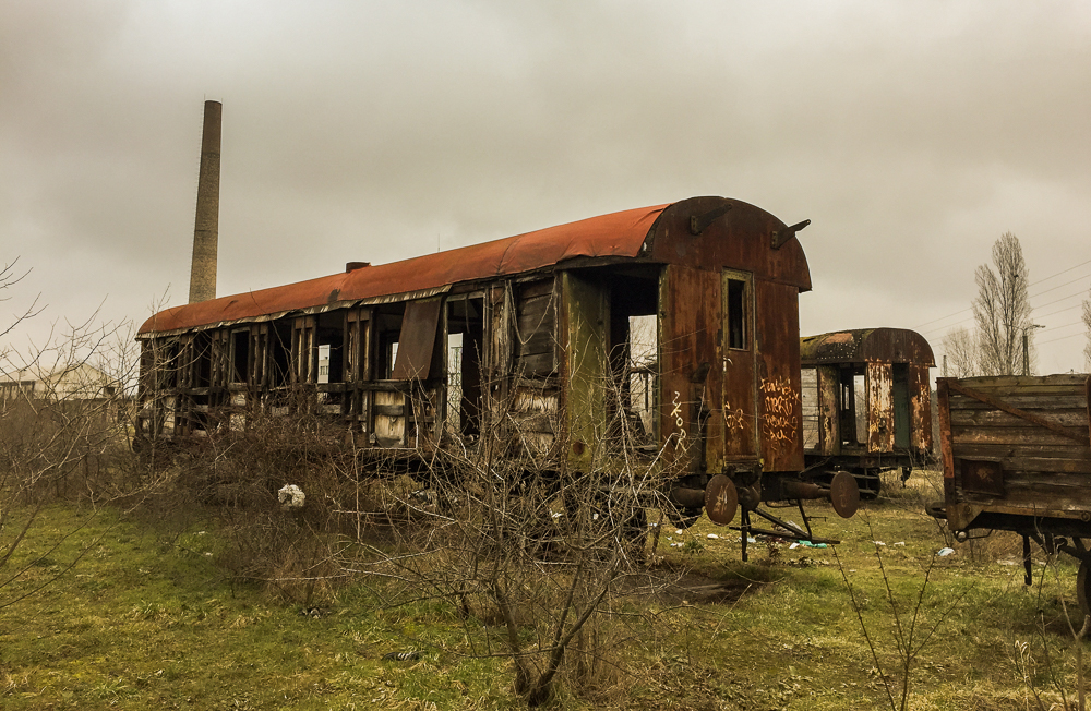 Deserted Places: Inside an abandoned train yard in Budpest
