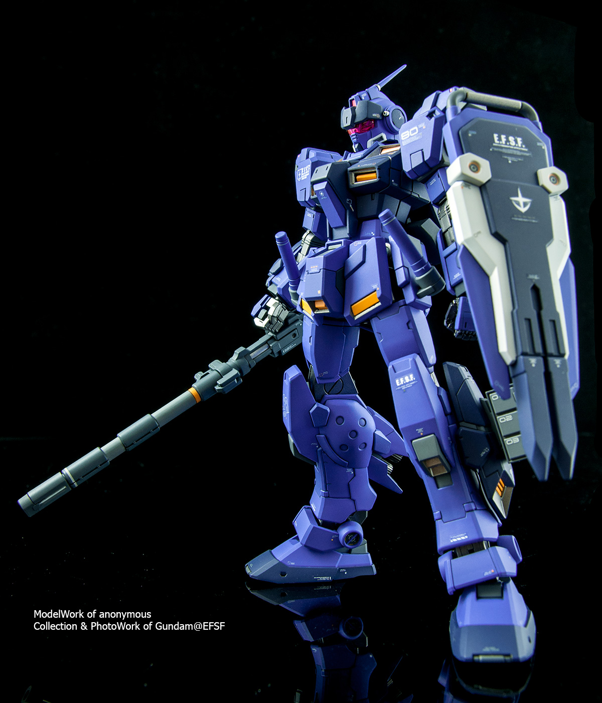 GUNDAM GUY: HG 1/144 RX-80PR Pale Rider - Customized Build