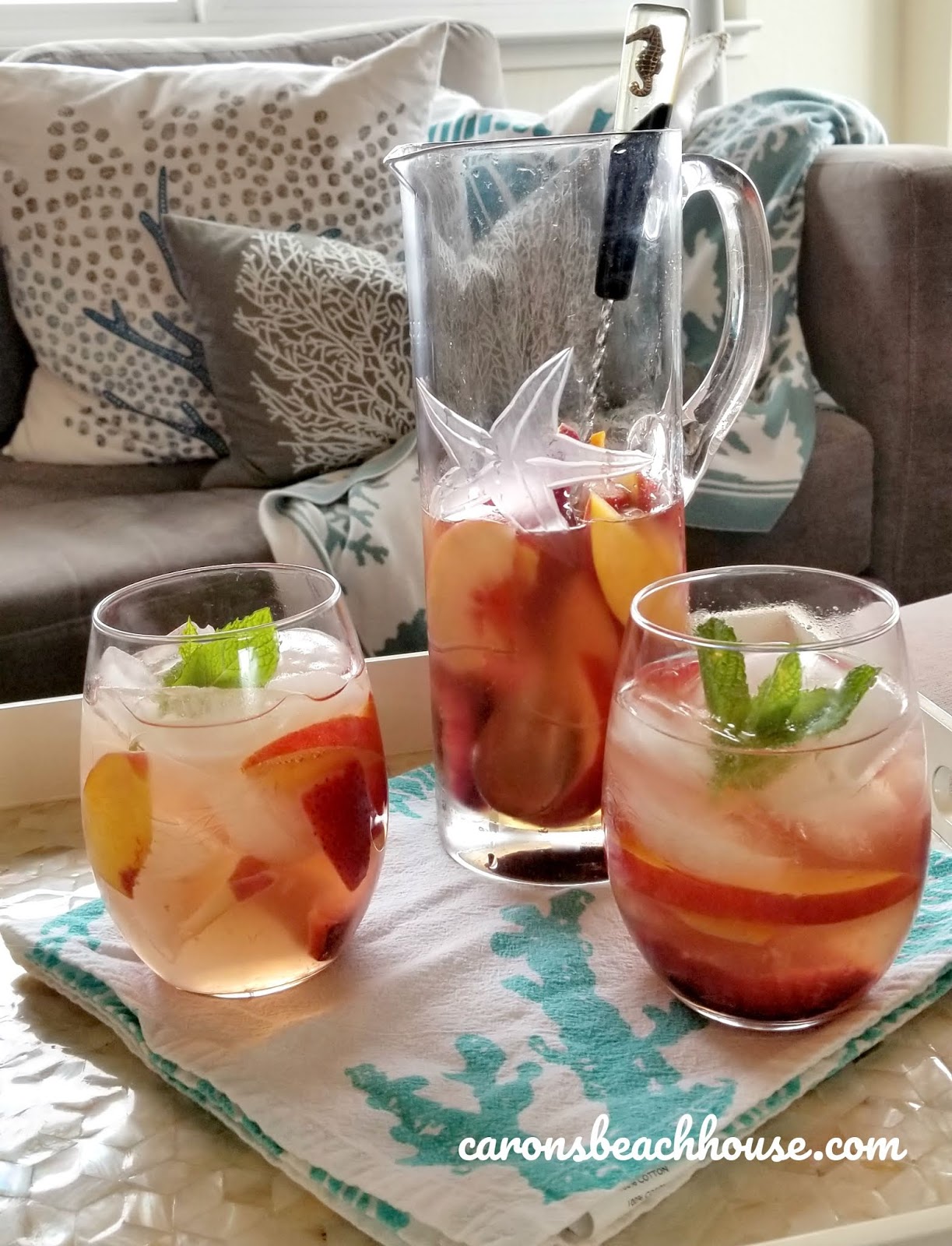 Everything Coastal: Summer Stone Fruit Sangria - Perfect for Parties at ...