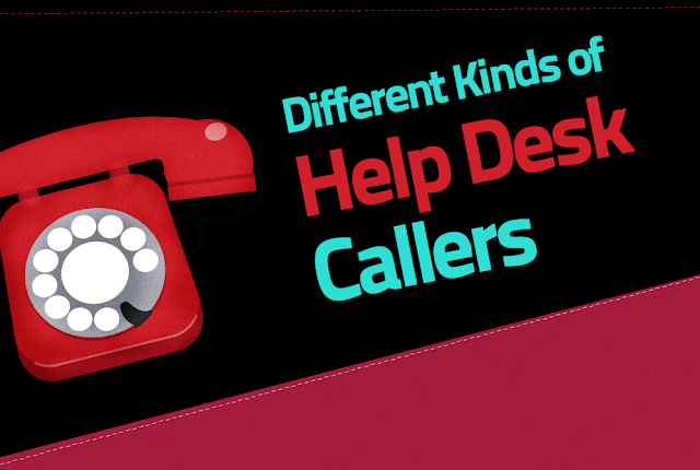 Different Types Of Help Desk Caller [Infographic] - Visualistan
