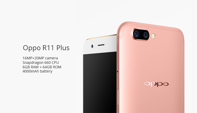 Oppo Announced R11 and R11plus with Snapdragon 660