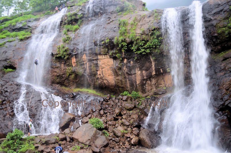 Nisarga Bhraman: Waterfall Rappelling at Dodhani Waterfall on 10th ...