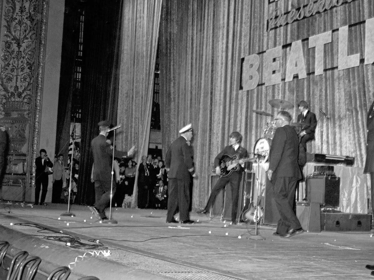 Meet the Beatles for Real: Bye Bye Beatles -- police sigh YEAH!