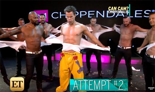 The Randy Report: Tyson Beckford Coaches ET's Cameron Mathison On "How ...