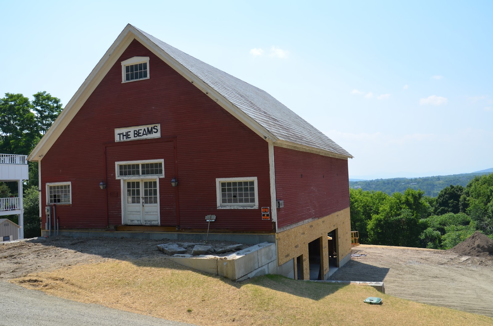 Middlebury Barn Renovation: Basement framing and LOTS of fill
