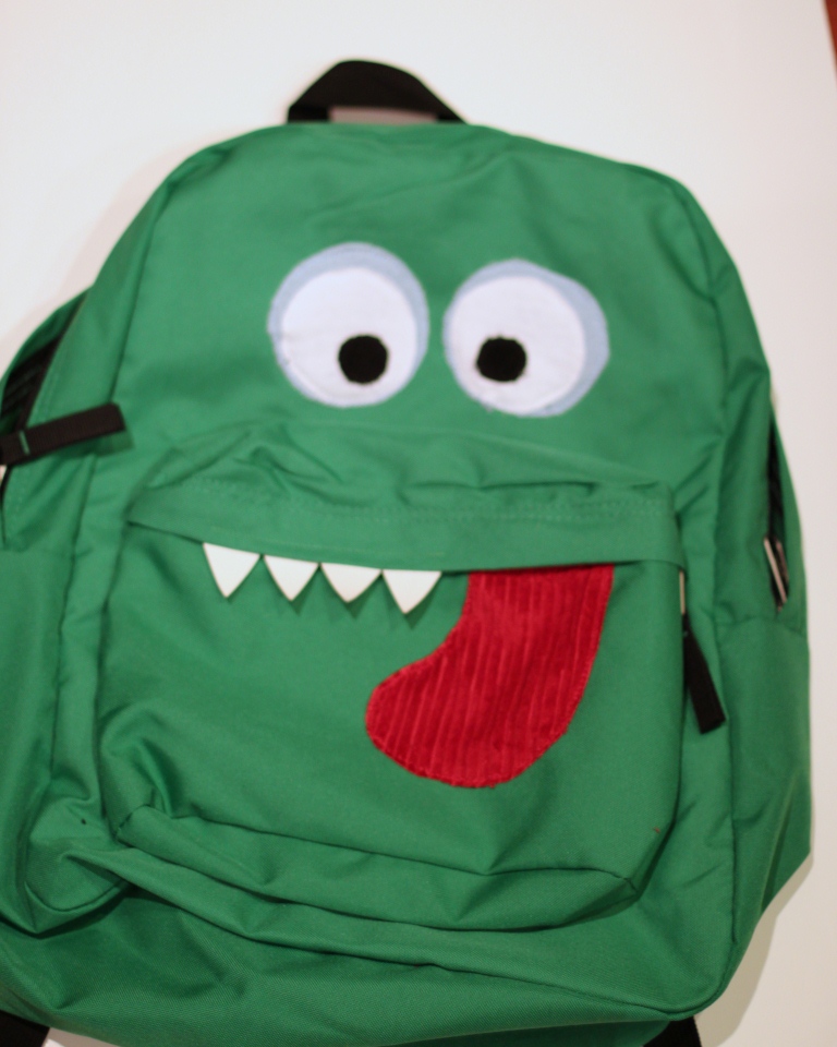 What I Made Today: TUTORIAL: Monster Backpack