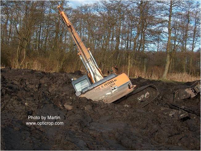 Industry Mayhem: Bogged Excavator