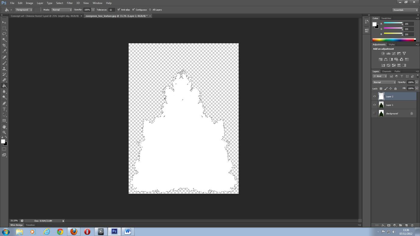 Design For Games FD- 3D Modelling: Tree- Using an Opacity Map