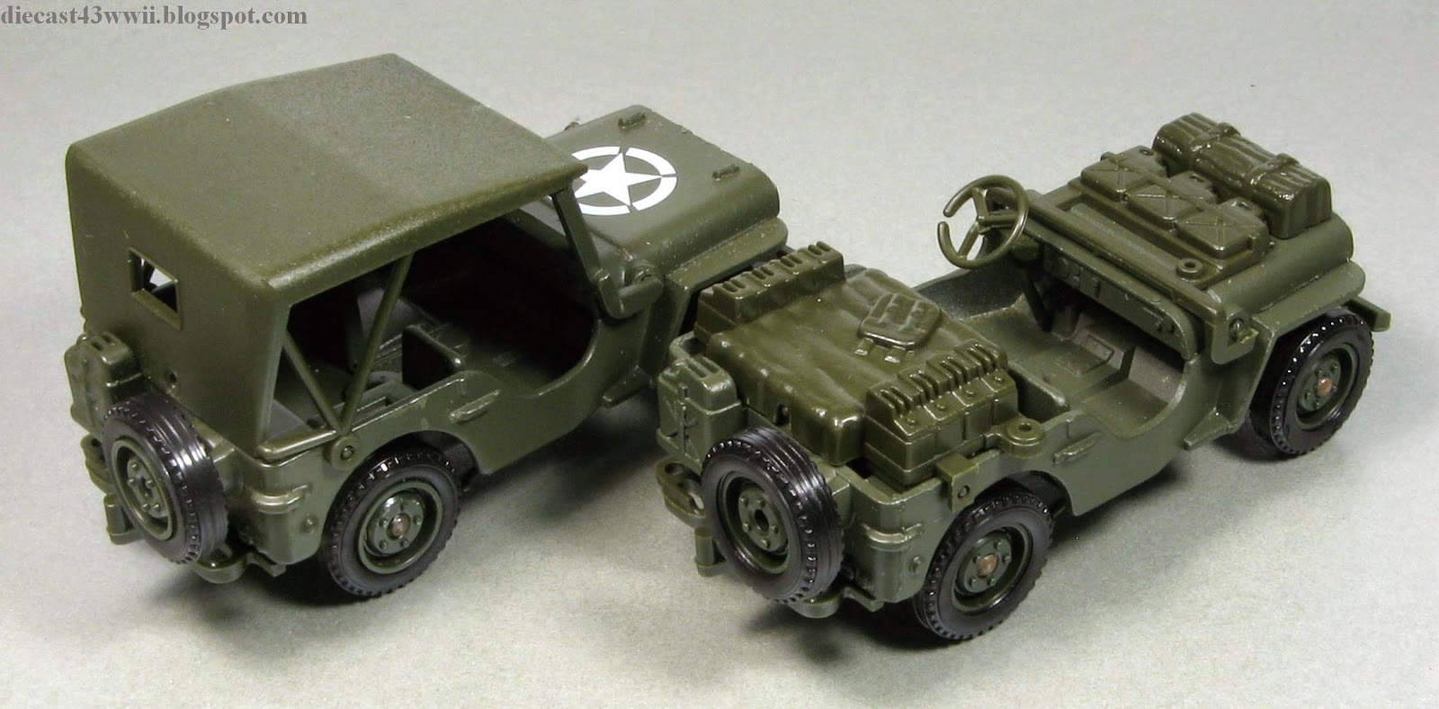 Military scale models: Jeep. Solido