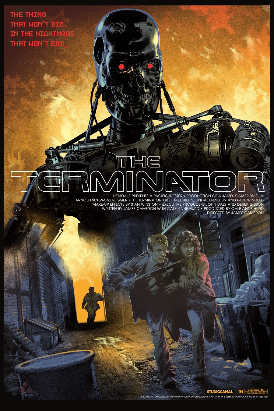 INSIDE THE ROCK POSTER FRAME BLOG: Stan & Vince The Terminator Movie ...