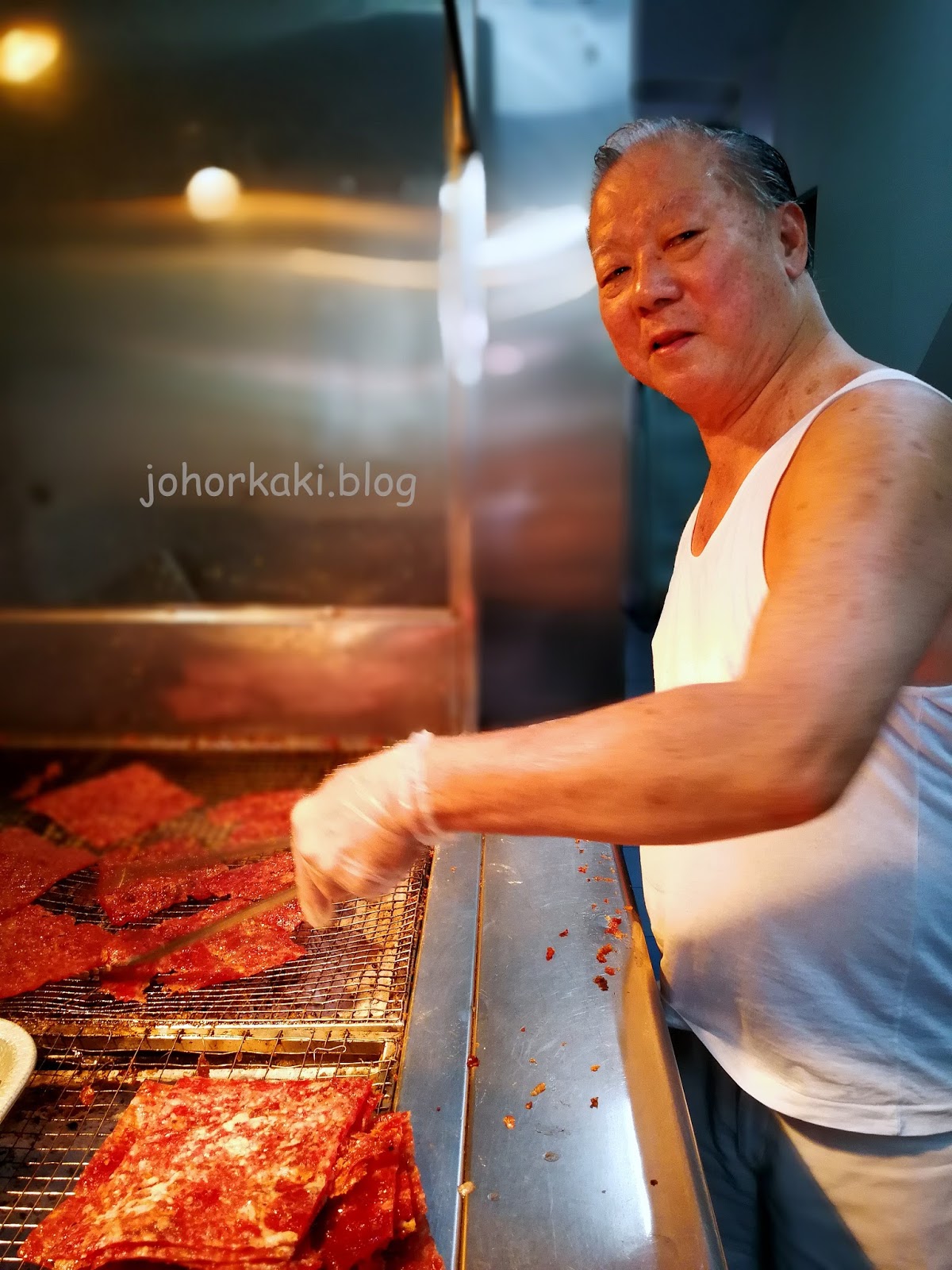Kim Hock Seng Bak Kwa. Artisanal BBQ Pork Slices 金福成肉乾 |Tony Johor Kaki ...