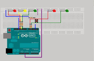 Afada's Hobby: Prototype Lampu Merah Menggunakan Arduino (UNO)