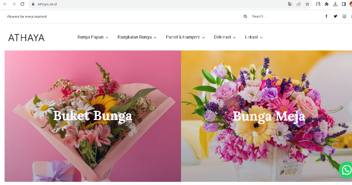 Athaya Melayani Pesanan Bunga 24 Jam