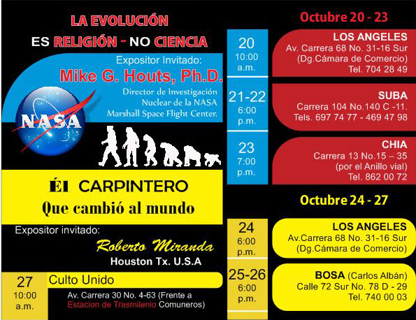 Mike Houts en Bogotá, Colombia