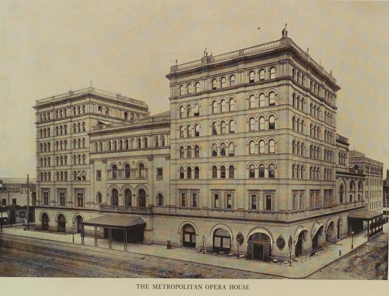 The Gilded Age Era: The Metropolitan Opera House