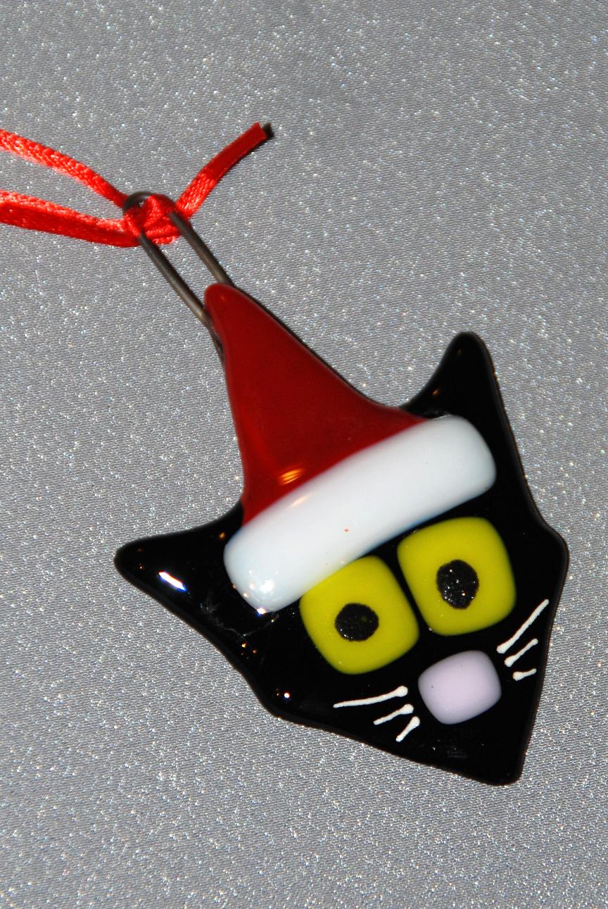 Omega Glass: Fused Glass Art that's Ridiculously Cool: Cat Face ...