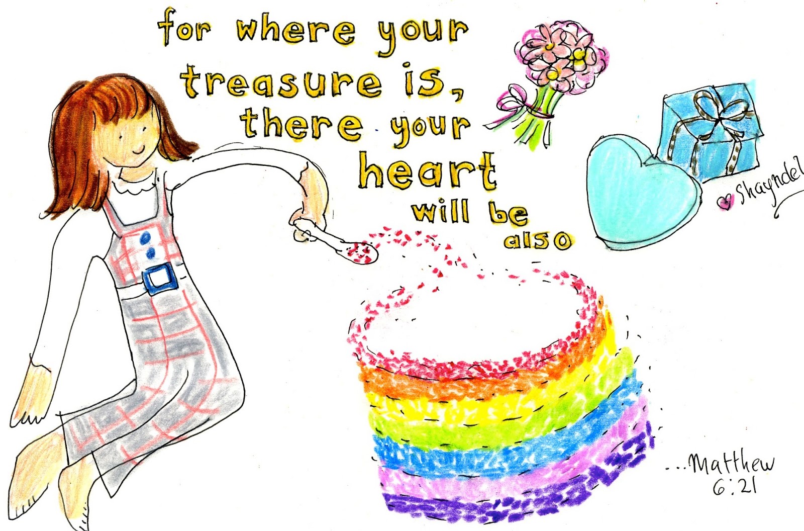 Challah and Cherry Blossoms: heart and treasure