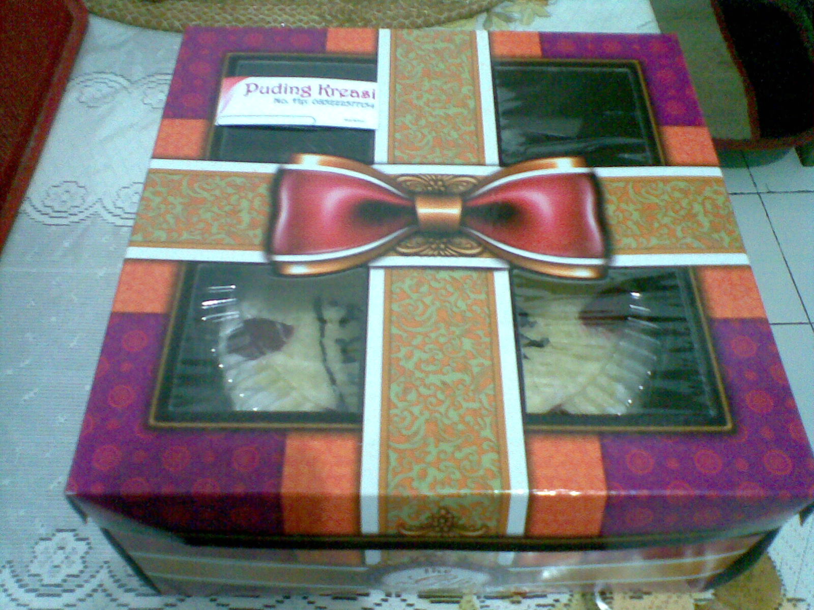 Packaging Puding ukuran besar