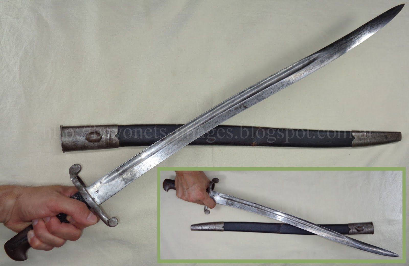 Bayonetas antiguas y modernas acompañadas de sus imágenes: sable ...