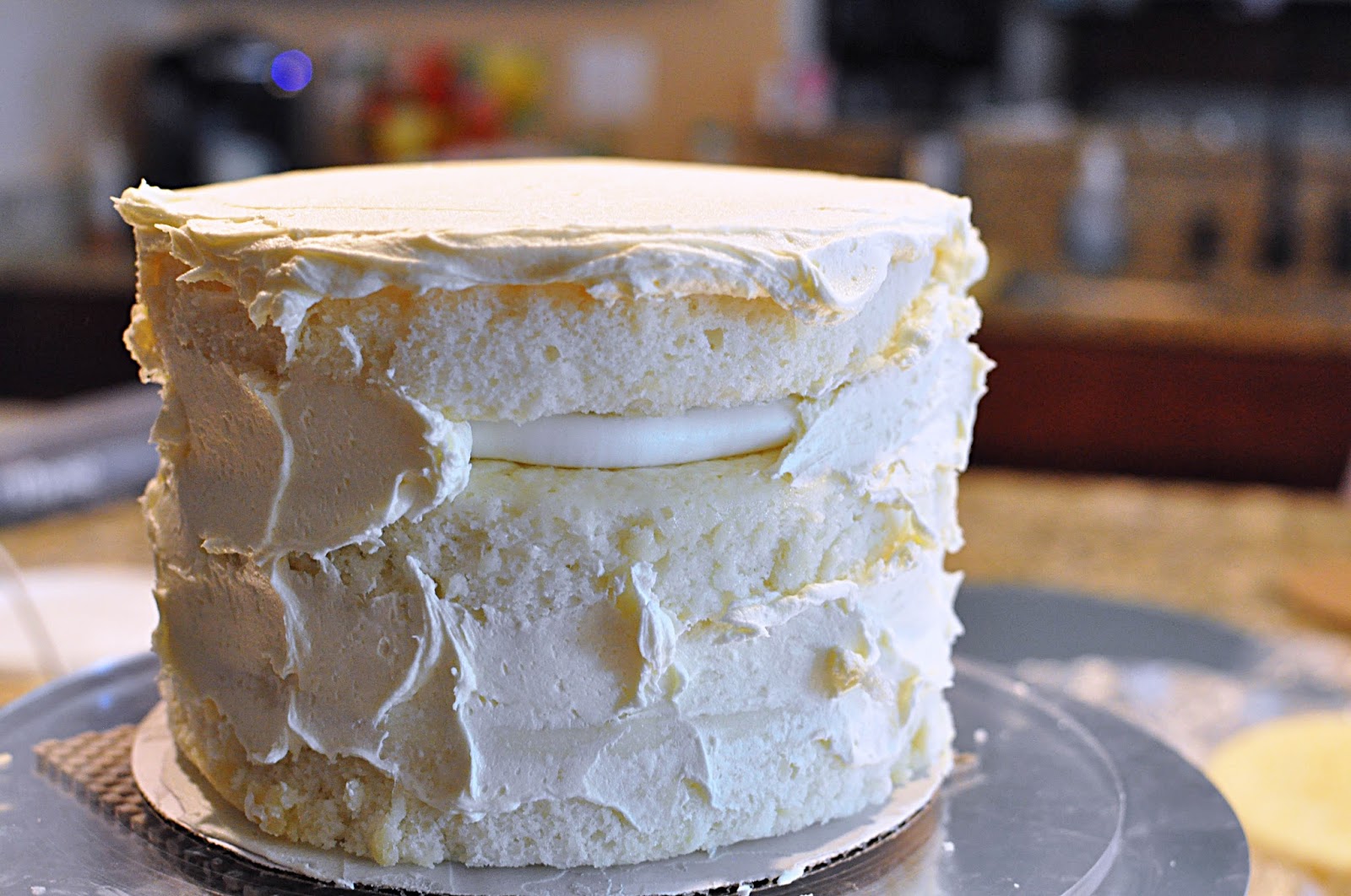 The Bake More: Ombre Nautical Wave Cake with Sailboat - Happy 1st ...
