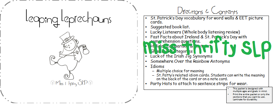 Miss Thrifty SLP: The Thrifty Freebies