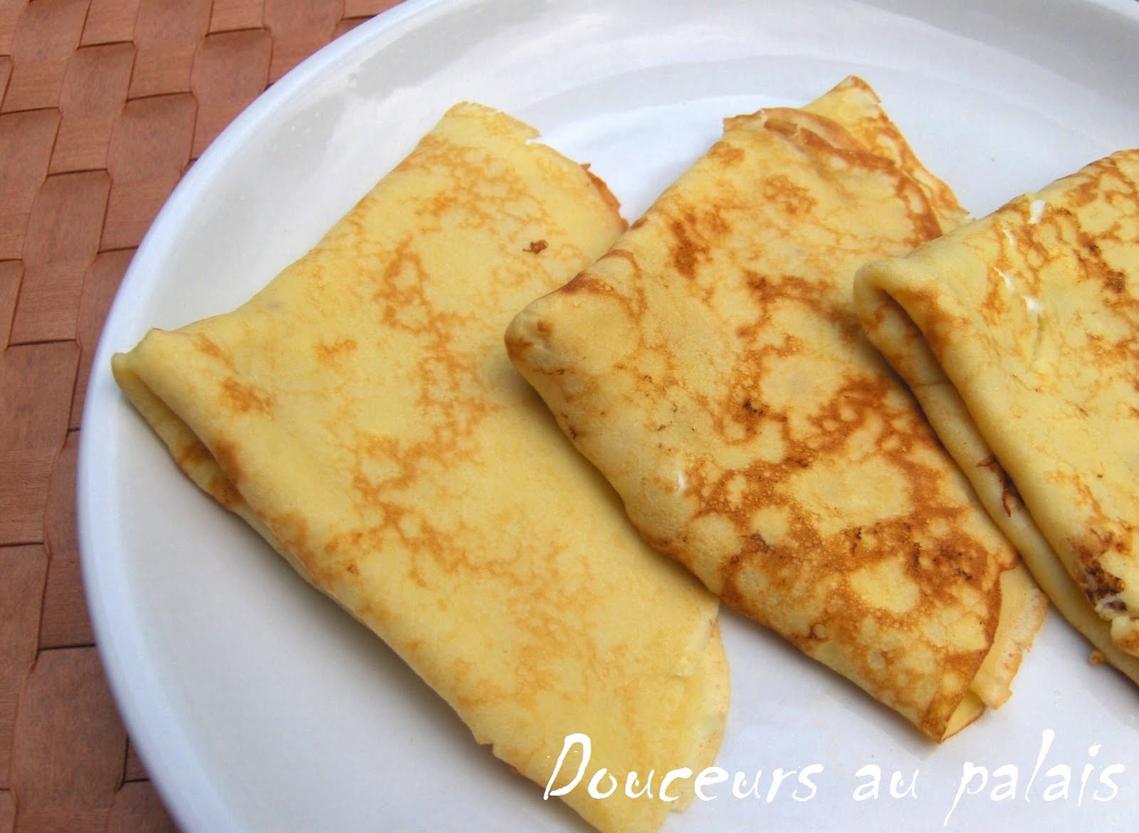 Crêpes au fromage cottage