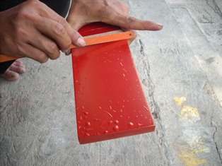 Peel off finish (latex paint effect finish 3) - wisno wood furniture ...