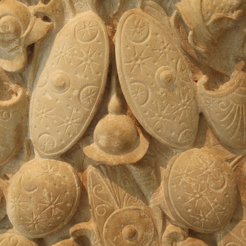 Victorian Calling Cards: Pompeii No.11: The Clipeus