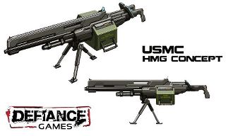 Tabletop Fix: Defiance Games - USMC HMG Concept Artwork