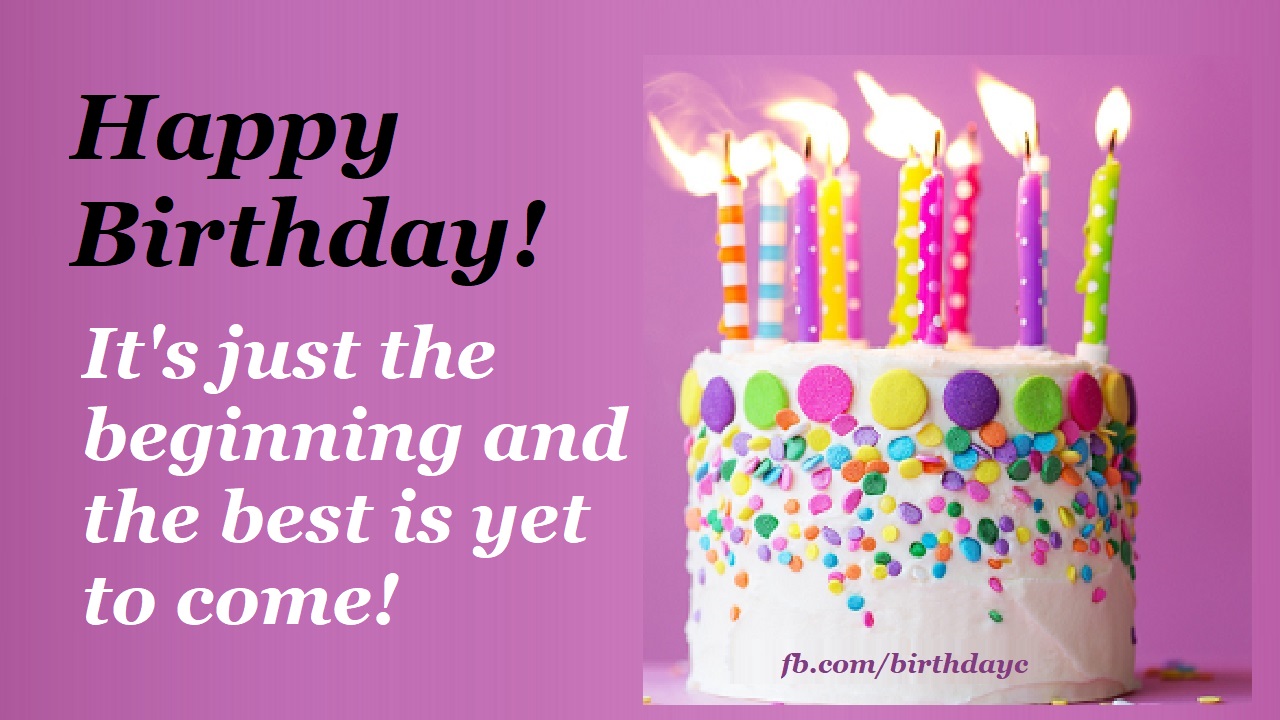Happy Birthday! It’s just the beginning - Happy Birthday - HBDAY.ART