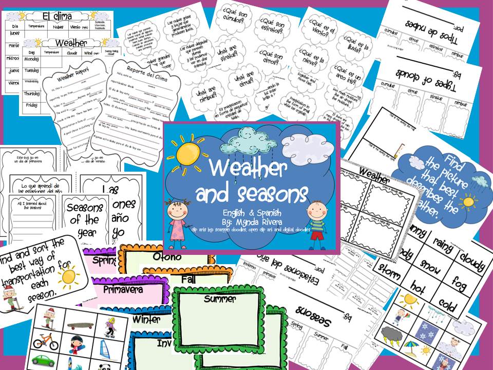 B is for Bilingual: Weather & Seasons