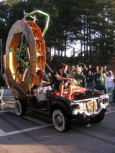 Just A Car Guy: the contraption parade is part of the Georgia Tech ...