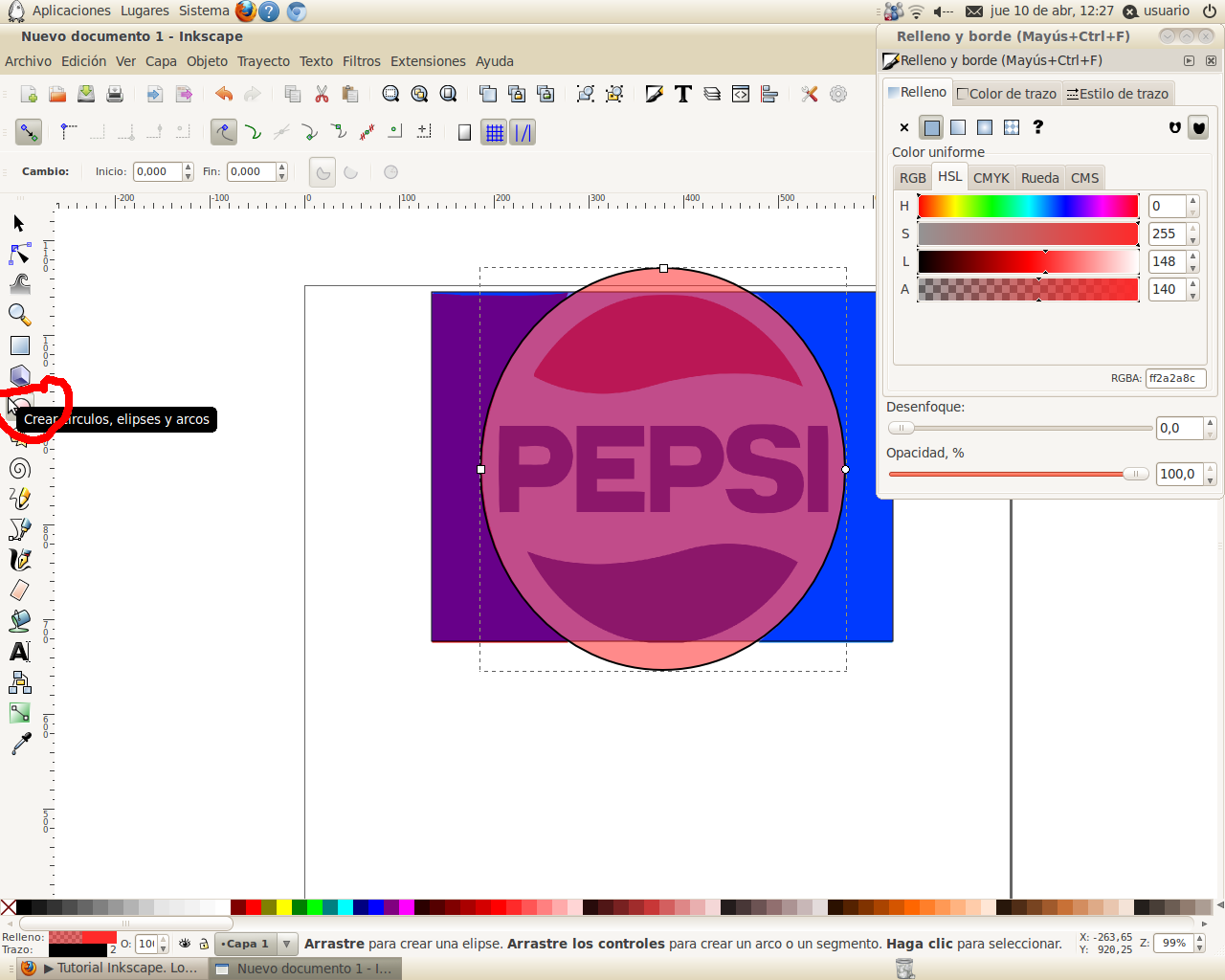 Tutorial Inkscape: LOGO 7