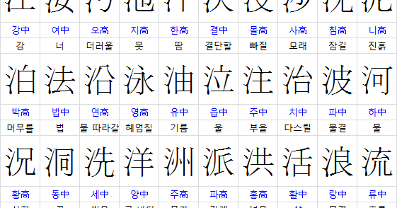 꿈돌이의 외공수련: 한자 암기용 한문 교재 만들기