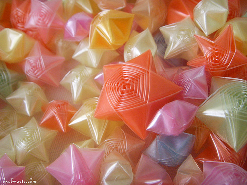 How to Recycle: Recycled Christmas Star Decorations