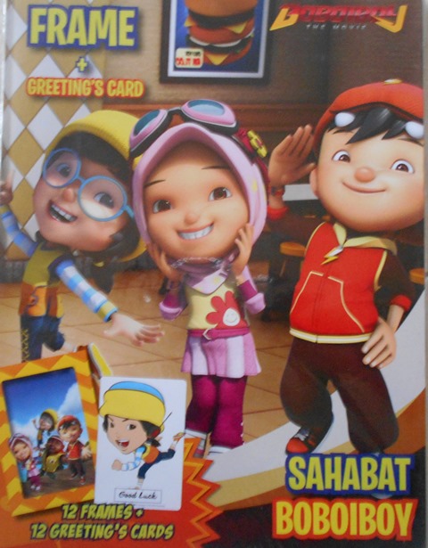 Frame and Greeting's Card Collection Boboiboy : Sahabat Boboiboy ...