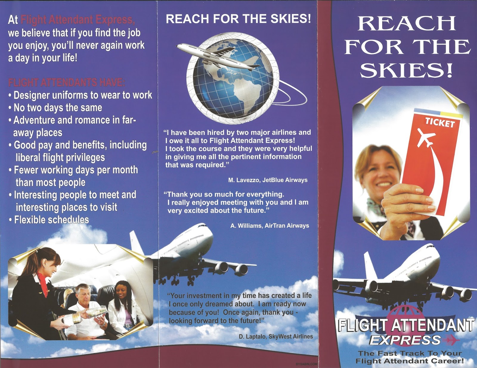 Flight Attendant Express: Brochure