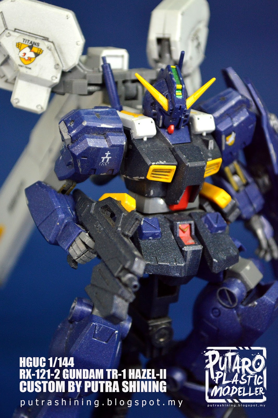 HGUC 1/144 RX-121-2 Gundam TR-1 Hazel-II Custom Paint by Putra Shining