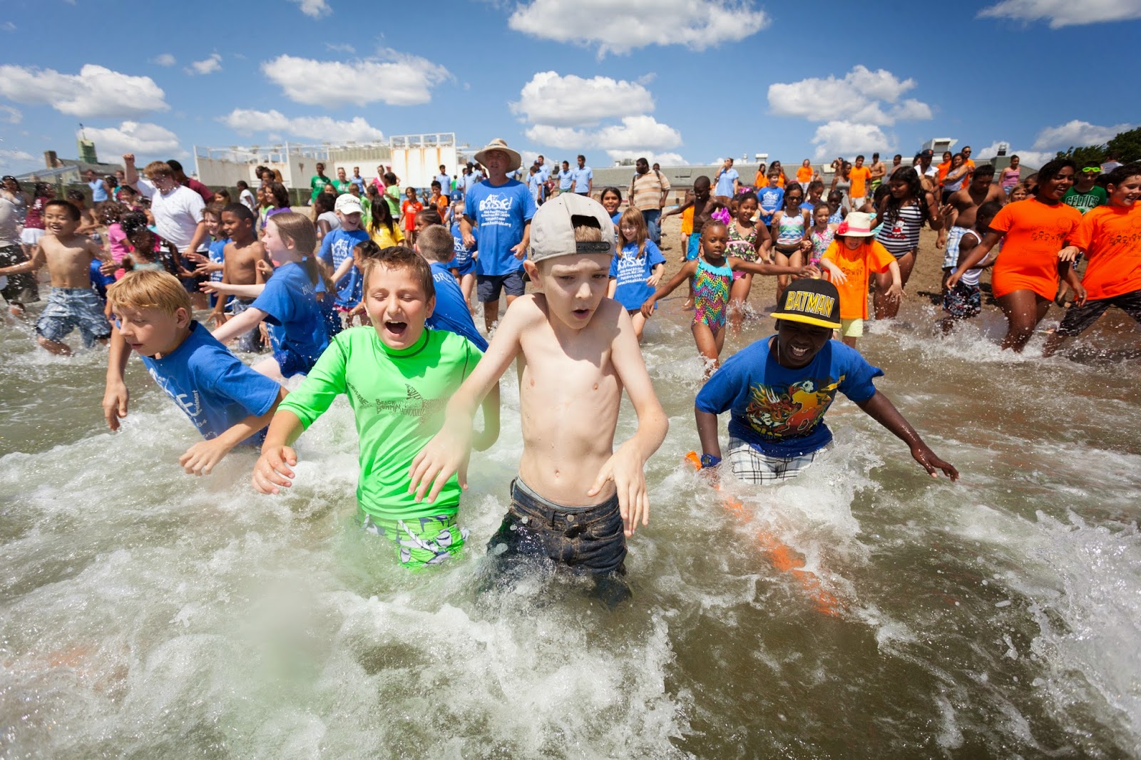 Sea, Sand and Sky: 752 Kids Make A Very Big Splash!
