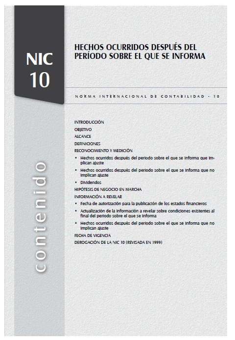 NIC 10 - CASOS PRÁCTICOS