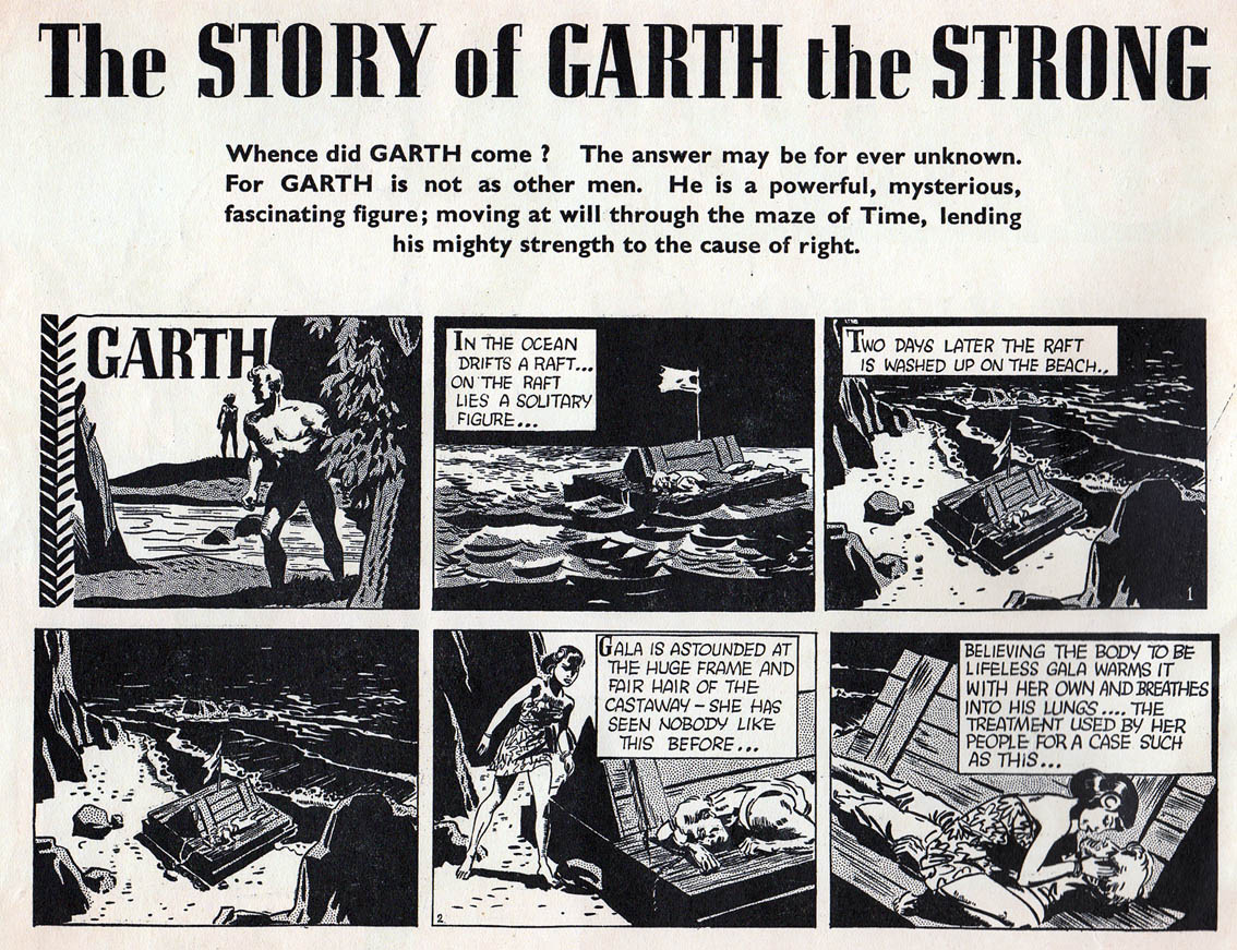 BLIMEY! The Blog of British Comics: A rarity; a Garth comic from 1946