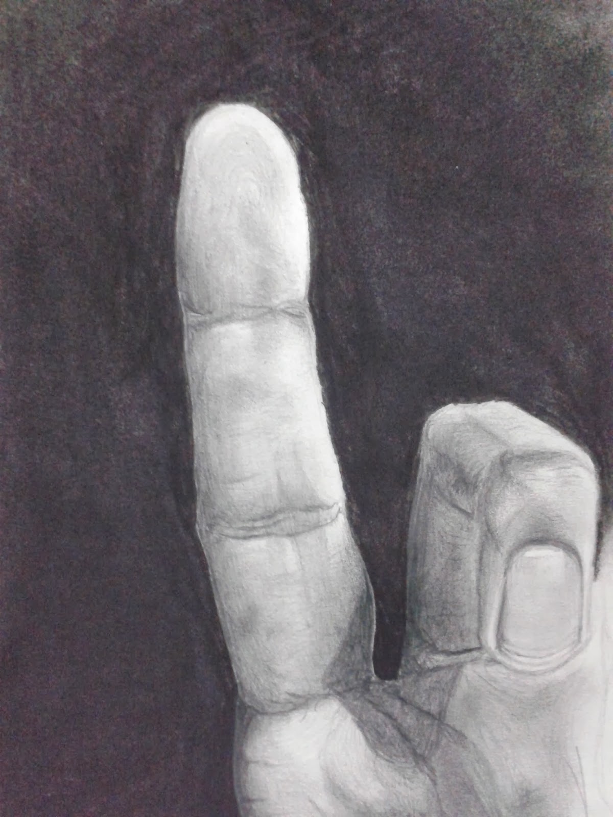 ...just that I like to draw: Attempt at Realistic Finger...