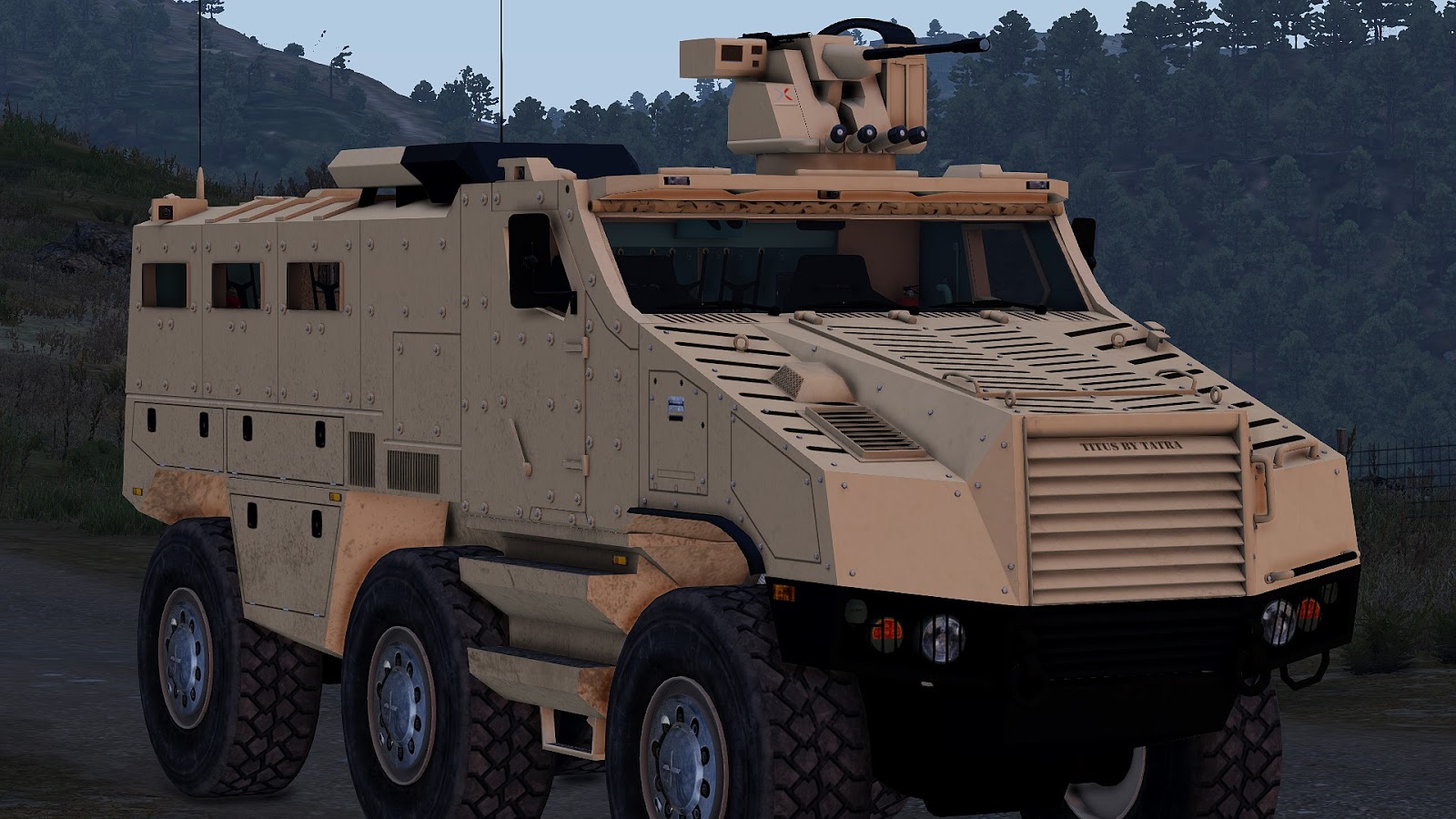 チェコ製 MRAP を Arma 3 に追加する Tatra Titus MOD がゲーム内でテスト | 弱者の日記^^ - Arma 3 ...