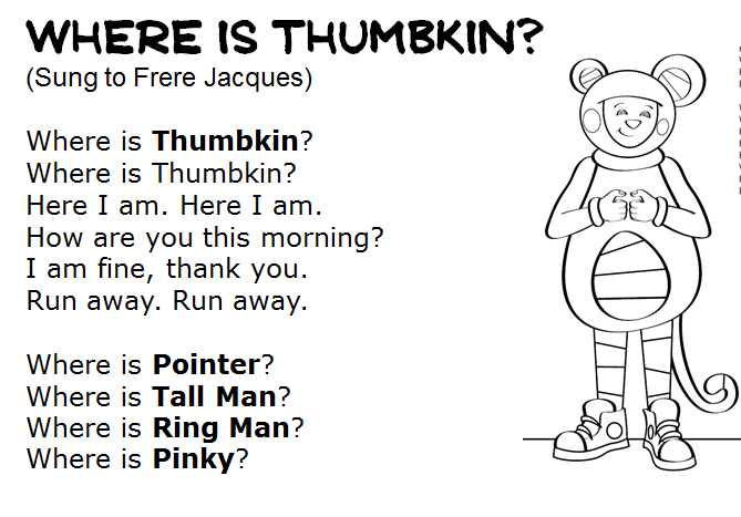 JABY school: WHERE IS THUMBKIN?