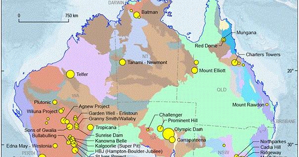 Junior Gold Miner Seeker: Australian Geoscience - Gold Deposits ...